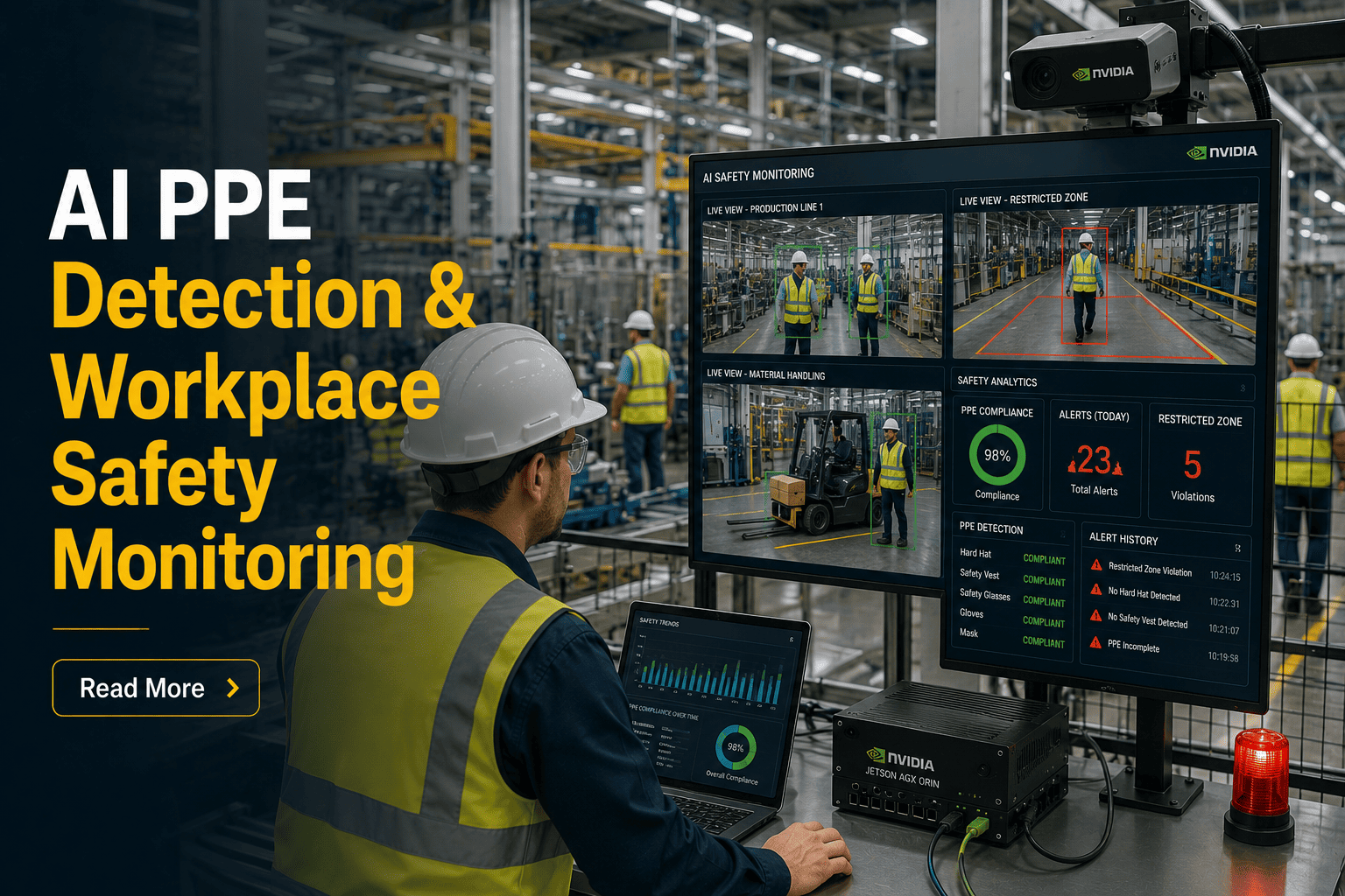 AI PPE Detection & Workplace Safety Monitoring